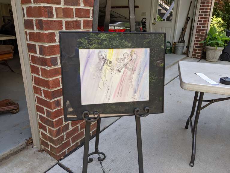 Watercolor Painting / Sketch, signed (Robert) Vantrease - Bid On ...