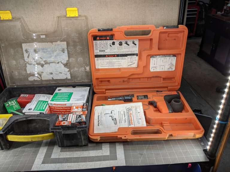 RamSet Cobra Fastening Tools plus Nails - Bid On Estates