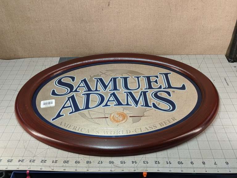 Samuel Adams Bar Mirror - Bid On Estates