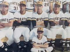 Framed Photograph of 1972 Pittsburgh Pirates Eastern Division Champions ...