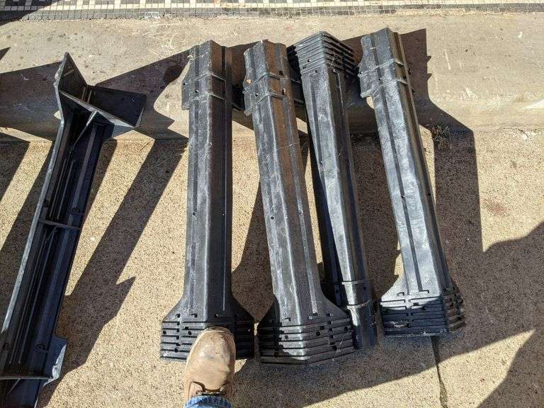 2 Sets of Heavy Plastic Workbench Legs - Bid On Estates Auction Services