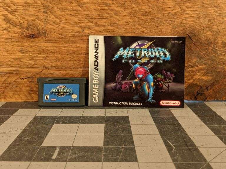Gameboy Advance: Metroid Fusion with Manual - Bid On Estates Auction ...