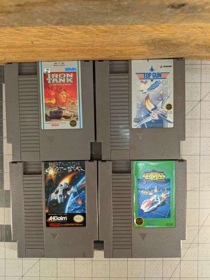 NES: 4 Games. Seicross, Destination Earthstar, Iron Tank (has manual ...