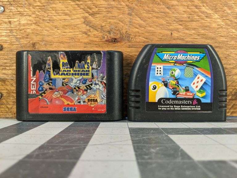 Sega Genesis: Dr Robotnik's Mean Bean Machine, MICRO MACHINES - Bid On ...