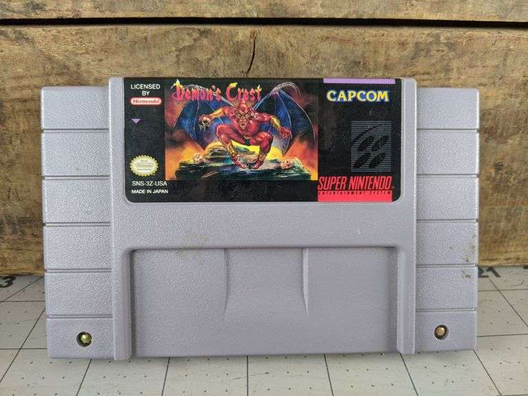 SNES: Demon's Crest - Bid On Estates Auction Services