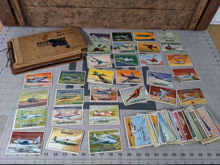 1950s TOPPS TCG WINGS WWII FIGHTER PLANE TRADING CARDS and WAR ...