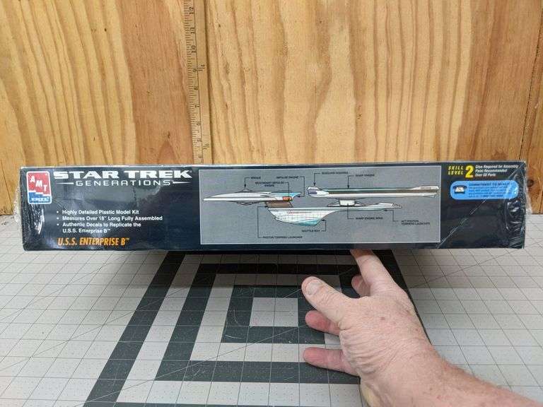 Star Trek Model. USS Enterprise B. Sealed. - Bid On Estates Auction ...