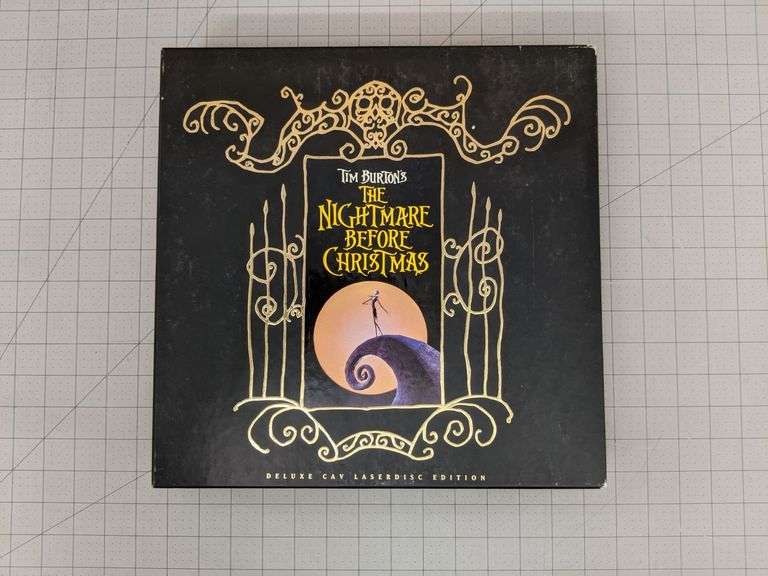 Laserdiscs. The Nightmare Before Christmas Deluxe CAV 3x Laserdisc ...