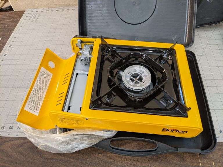 MAX BURTON BUTANE STOVE AND LANTERN - Bid On Estates Auction Services