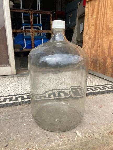 5 GALLON GLASS WATER BOTTLE - Bid On Estates Auction Services