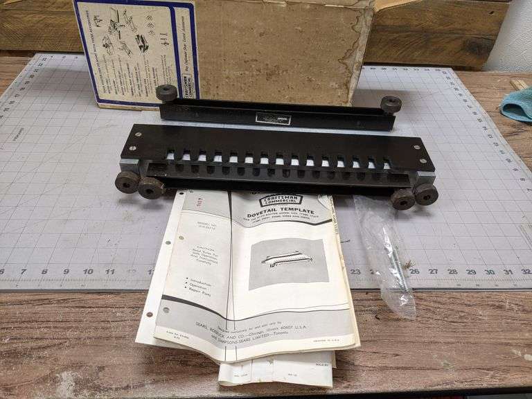 Router Dovetail Template Bid On Estates Auction Services
