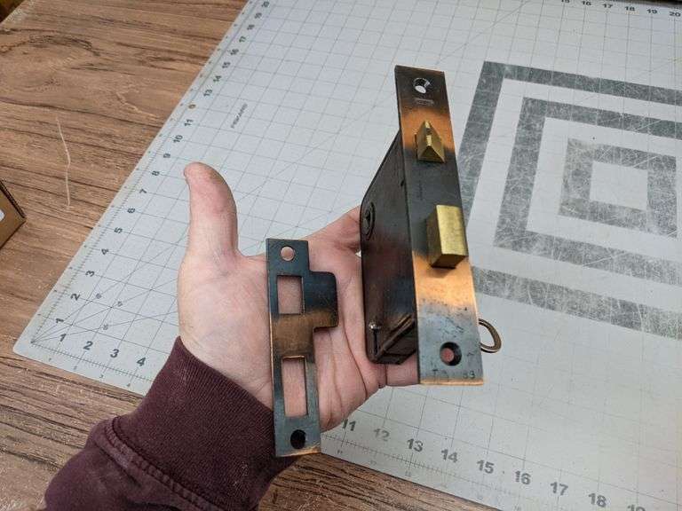 Door Lock Set (from a Sears Roebuck house) plus other Plates and Outlet ...