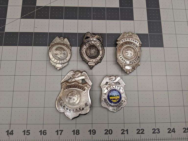 Defunct Police Badges - Bid On Estates Auction Services