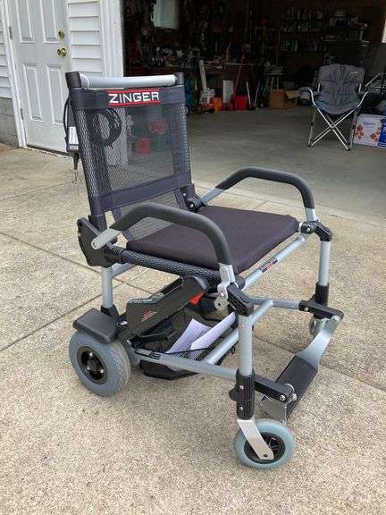 Zinger Powered Folding Chair (electric wheel chair) (Powered right up ...