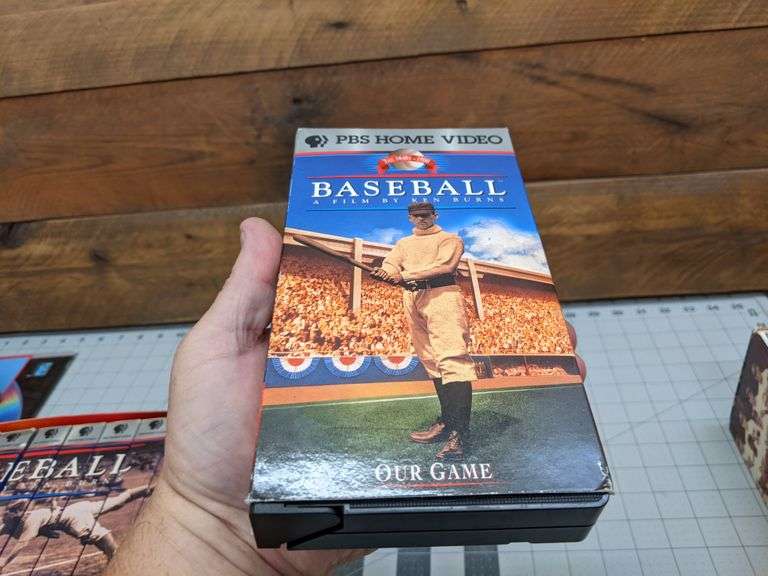 LA Dodgers LaserDisc and Baseball VHS Tapes, Ebbets Field Game - Bid On ...