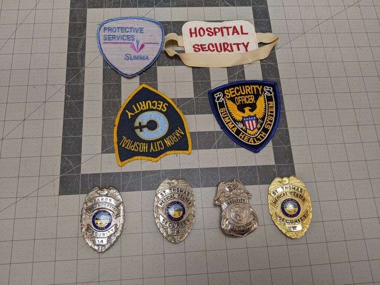 St Thomas Hospital Security Badges - Bid On Estates Auction Services