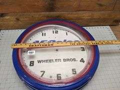 AC Delco Neon Ring Clock (no movement) - Bid On Estates Auction Services