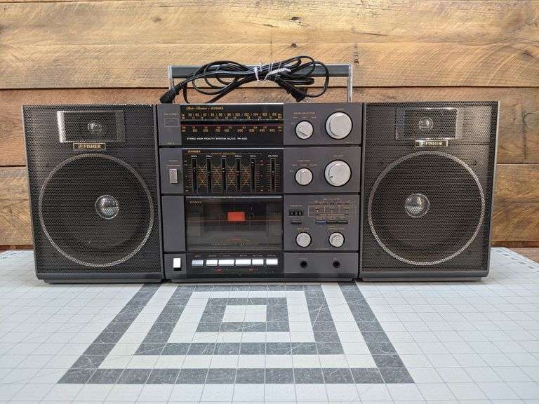 Fisher Boombox Radio (I did listen to radio on it) - Bid On Estates ...