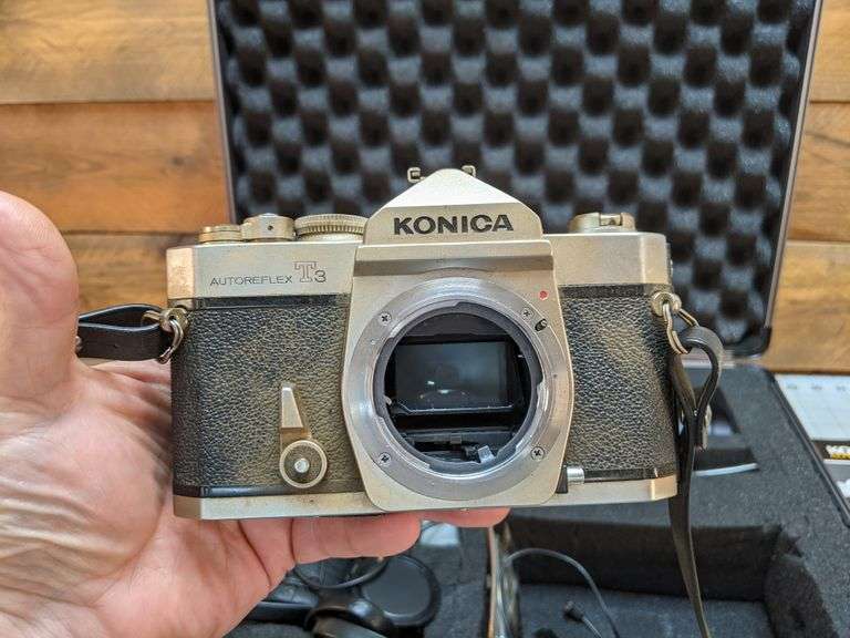 Konica T3 Camera in a Nicer Hard Case - Bid On Estates Auction Services