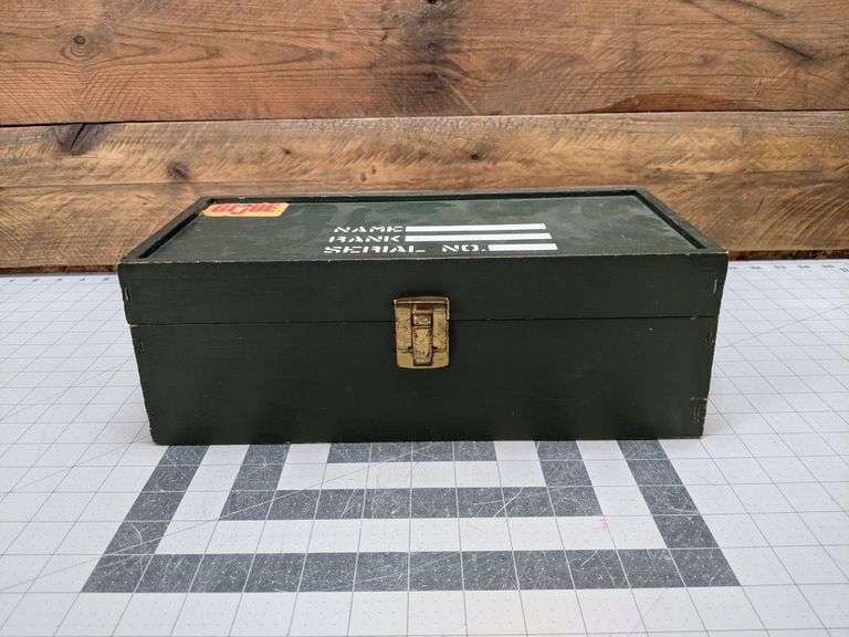 GI Joe Foot Locker Box. - Bid On Estates Auction Services