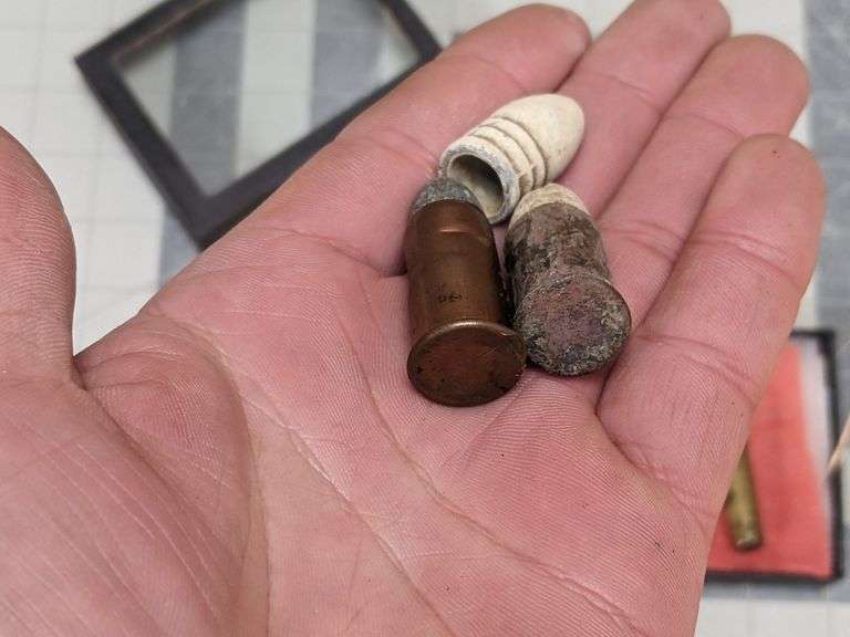Civil War Era Bullets / Ammunition. Mini Ball and Burnside Cartridge ...