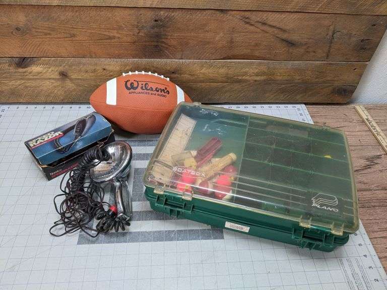 Plano Tackle Box, RCA Advertising Promotional Football, Spotlight ...