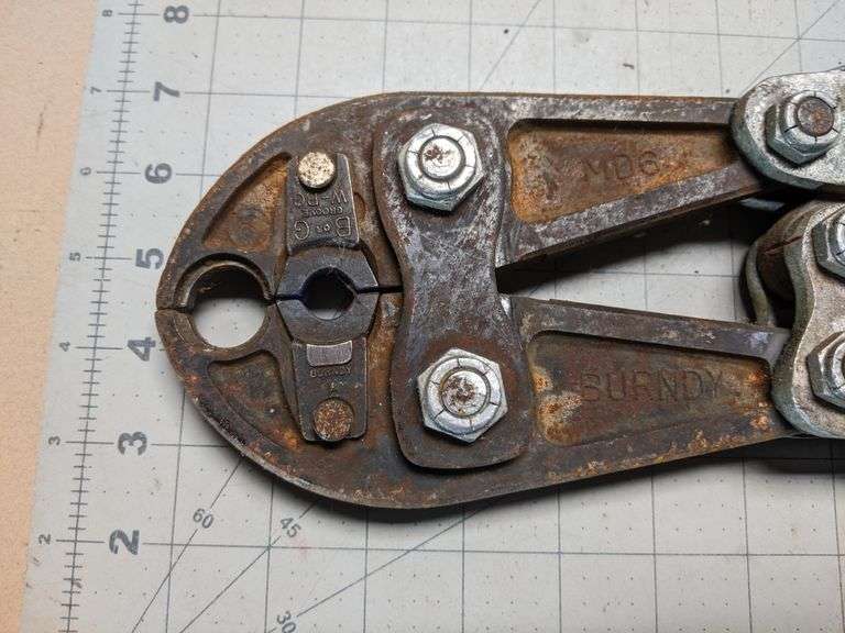 Bundy MD6 Hand Crimping Tool plus Bolt Cutter - Bid On Estates Auction ...