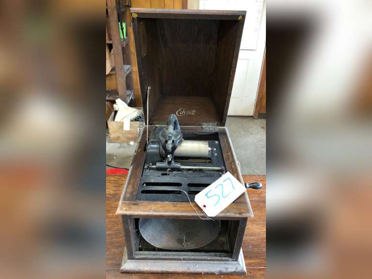 Edison Amberola Music box - Bolinger Real Estate & Auction