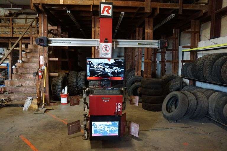 16 Ranger Target 3D Pro Wheel Alignment Machine - Bonnette Auctions
