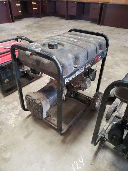 Powerboss 5500 Watt Generator - Bonnette Auctions