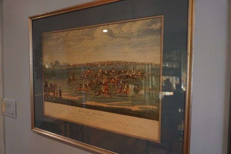Epsom Races Antique Prints - Bonnette Auctions