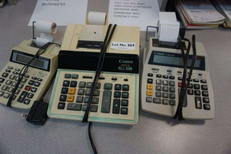 Canon Adding Machines - Bonnette Auctions