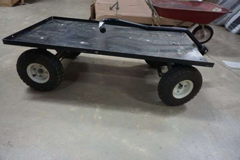 4 Wheel Pneumatic Cart - Bonnette Auctions