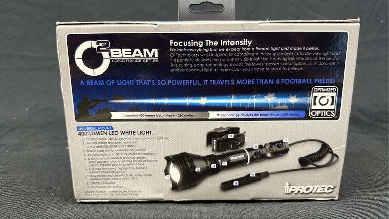 iProtec 2 Beam Barrel Mount Light - Bonnette Auctions