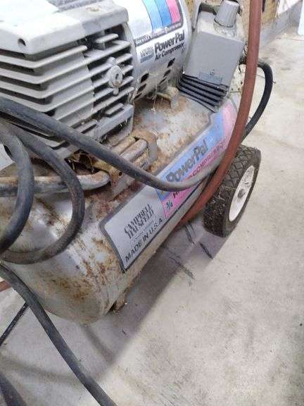 Garage: Powerpal air compressor powers on - ByceAUCTION LTD. Ohio ...