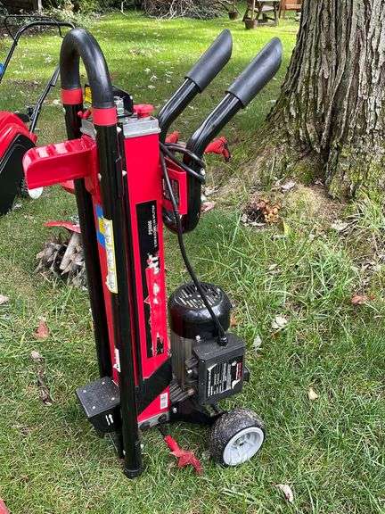 6 ton electric log splitter - ByceAUCTION LTD. Ohio Auctioneer #2006000019