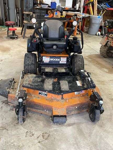 Mow N’ Machine, Woods FZ28K Zero Turn Mower. 334.6 Hours. Starts but ...