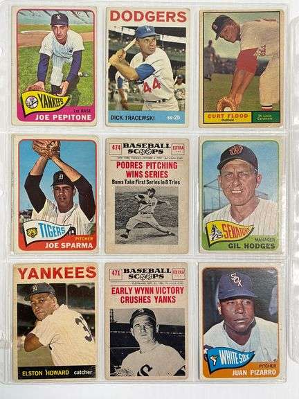 60s Baseball Cards - ByceAUCTION LTD. Ohio Auctioneer #2006000019