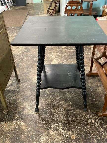 Vintage side, tables, granite, top stand and pedestal - ByceAUCTION LTD ...