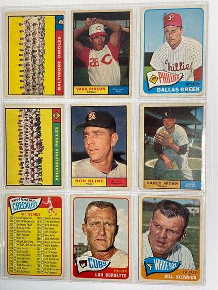 60s Baseball Cards - ByceAUCTION LTD. Ohio Auctioneer #2006000019