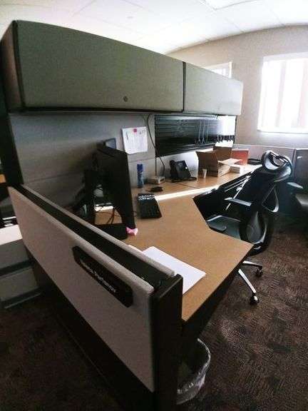 3 Cublicles - Complete Office Setup - Cassel & Associates