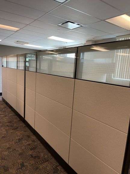 Complete Office Setup w/ Cubicle Walls - Cassel & Associates