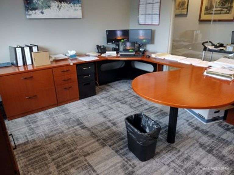 U-Shaped Executive Desk - Cassel & Associates