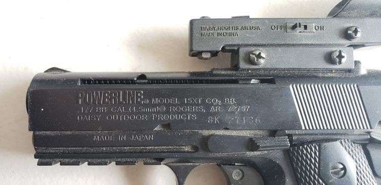 Powerline Model 15XT BB Gun with Holster - Prime Time Auctions, Inc.