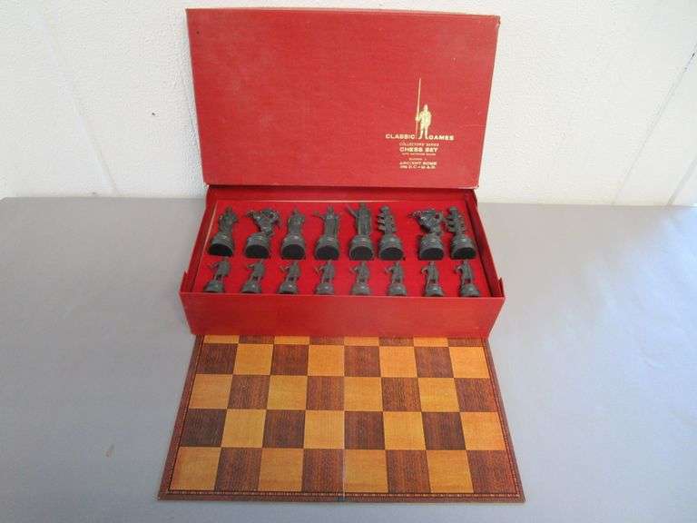 Classic Games Collector's Series Chess Set, Edition I Ancient Rome ...