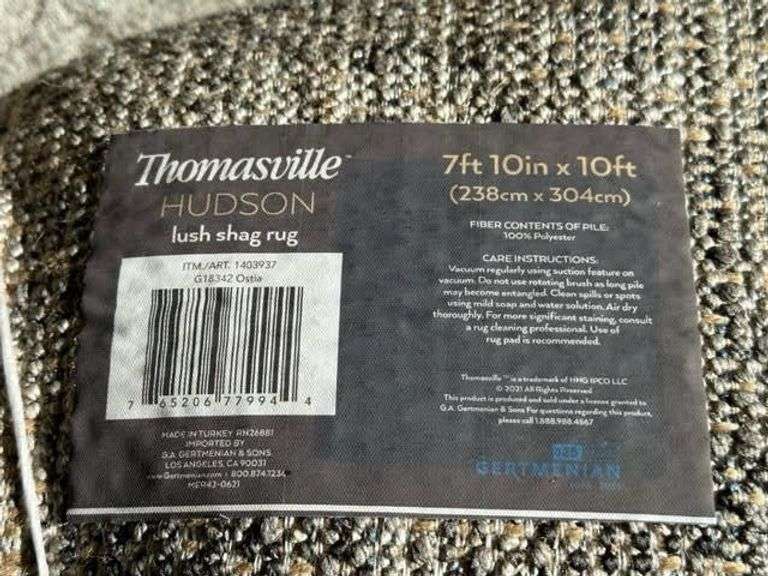 Thomasville Hudson Shag Area Rug - Prime Time Auctions, Inc.