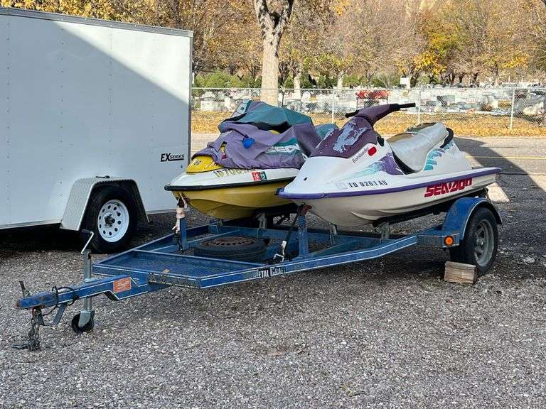 2) Jet Skis W Trailer - Prime Time Auctions, Inc.