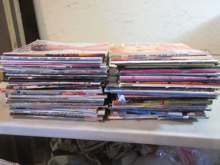 Large Lot Assorted Adult Magazines - Prime Time Auctions, Inc.