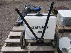 Craftsman Pull Behind Water Container - Prime Time Auctions, Inc.