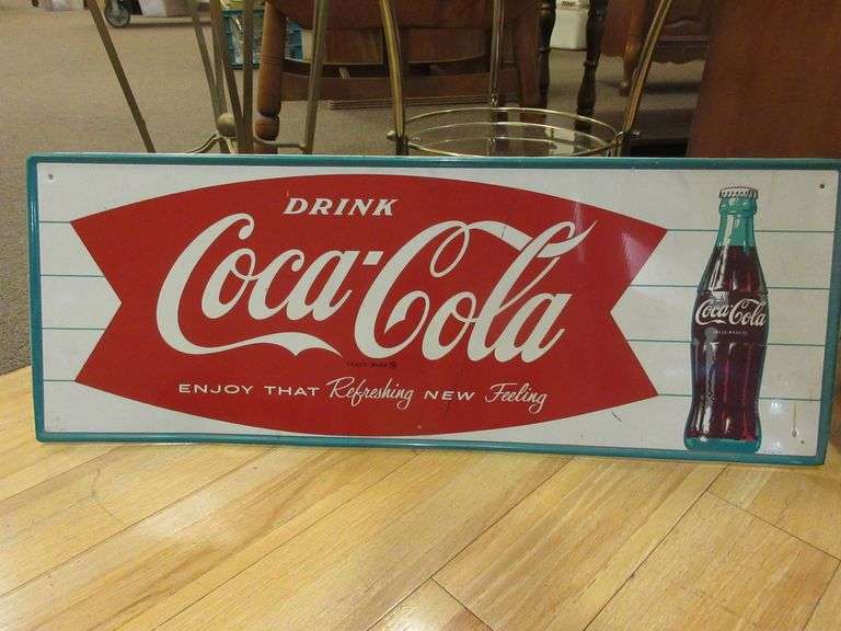 Coca-Cola Sign mca 1927 - Prime Time Auctions, Inc.